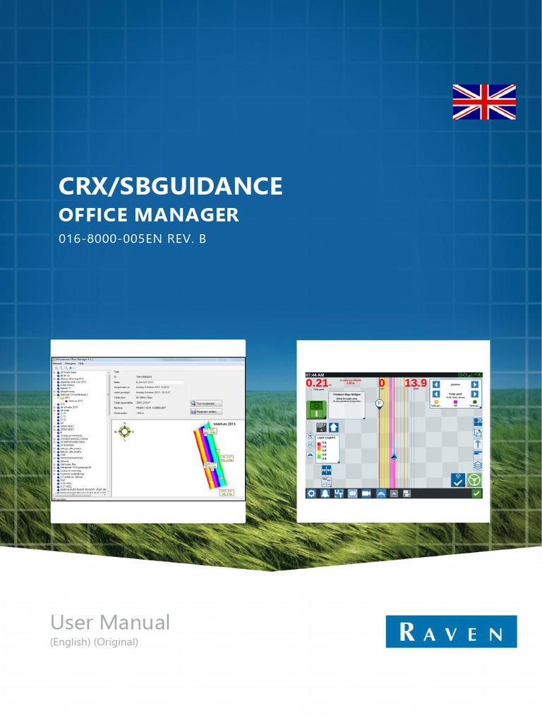 016-8000-005EN-B - CRX - SBGuidance Office Manager User Manual | PDF | Computer File | Touchscreen