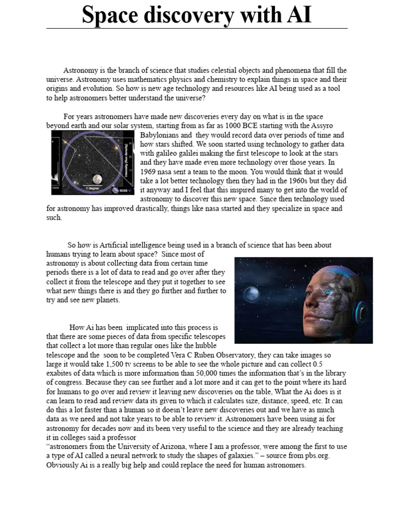 Astronomy is the branch of science that studies celestial objects and ...