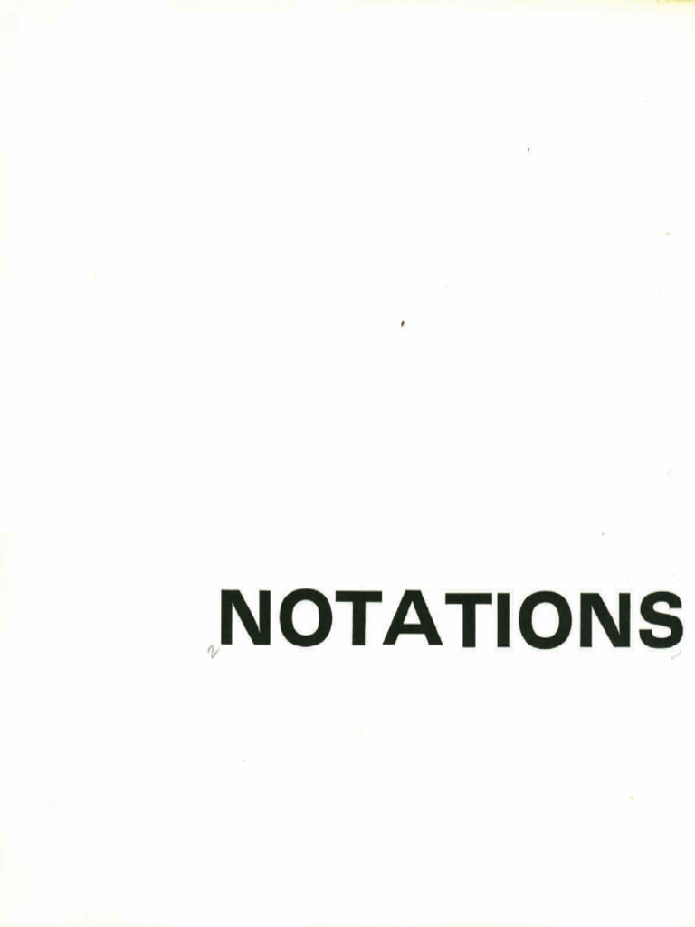 John Cage Notations | PDF