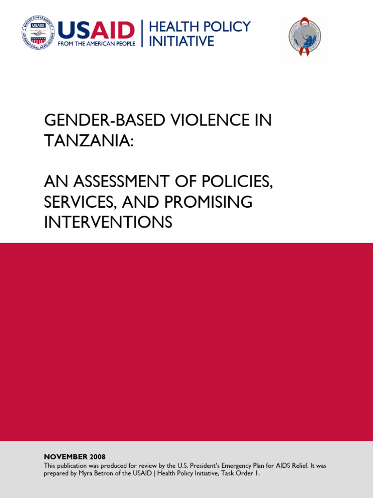 GBV Policy and Interventions in Tanzania | PDF | Childbirth | Violence ...