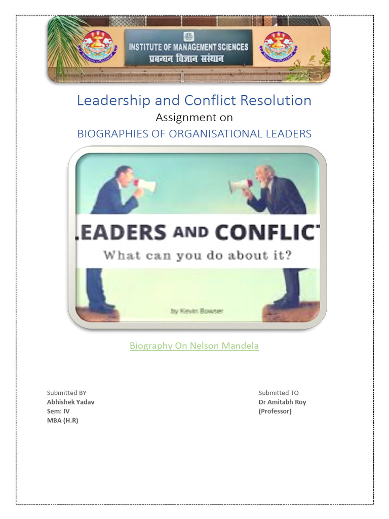 Nelson Mandela: Leadership & Legacy | PDF | Nelson Mandela | Apartheid