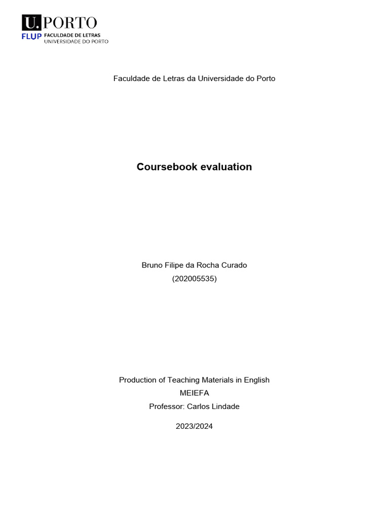 Coursebook Evaluation | PDF | Reading Comprehension | Textbook