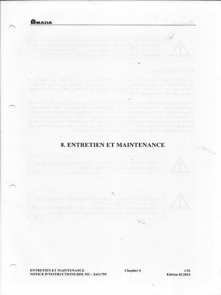 Annexe 8-DOC-MAINTENANCE | PDF