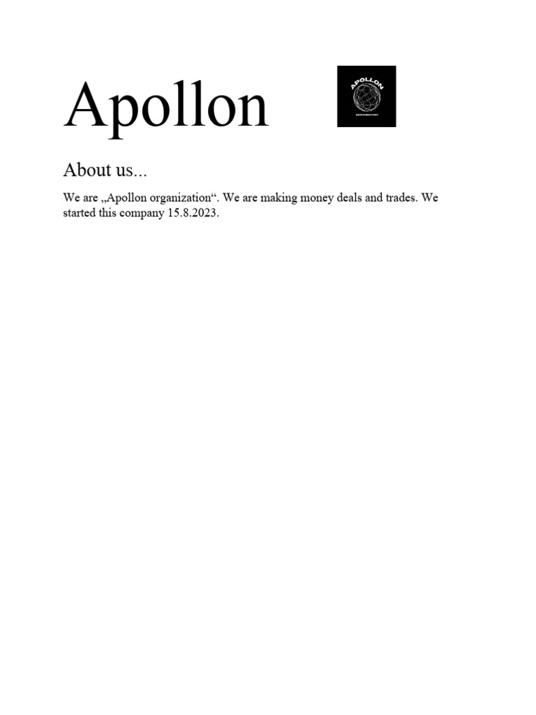 Apollon | PDF