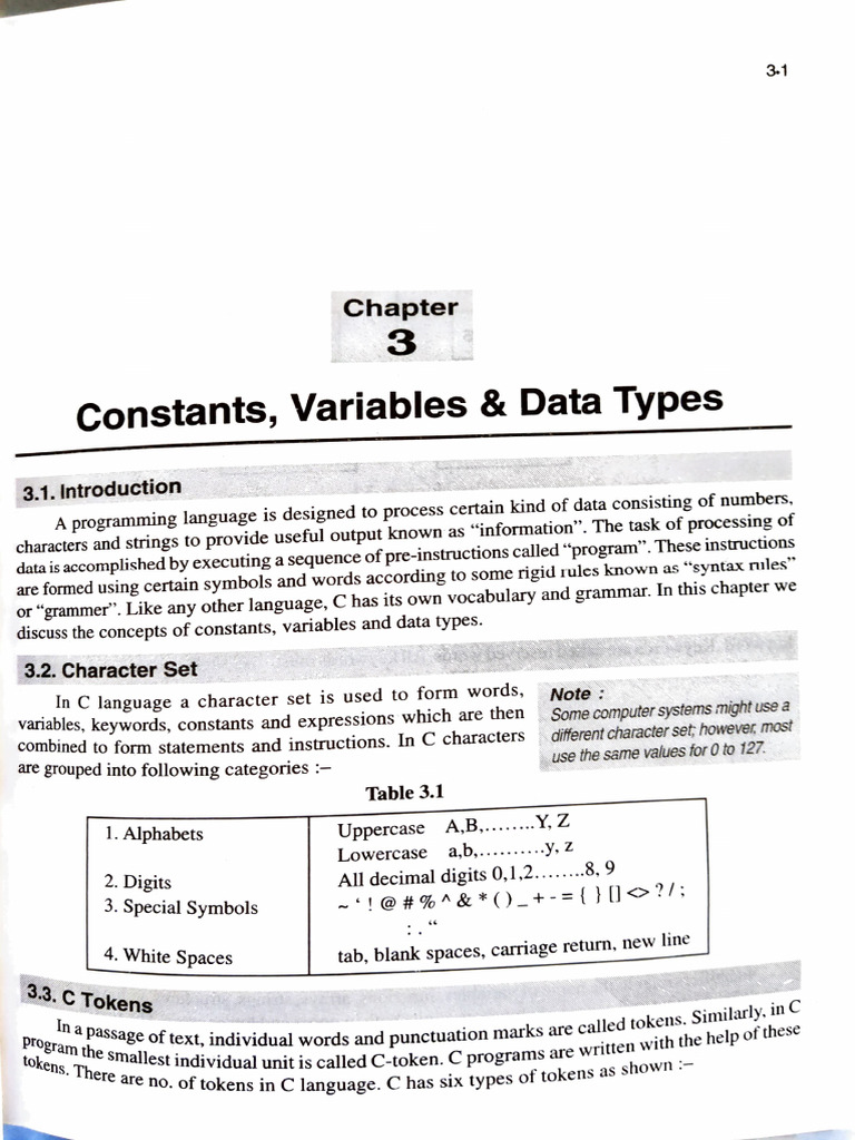 chap 3 (1) | PDF | Integer (Computer Science) | Data Type