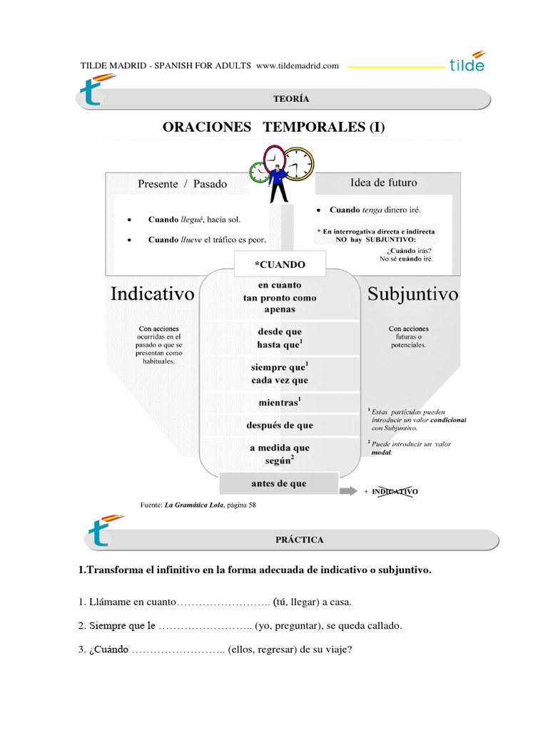 Nexos Temporales I Pdf