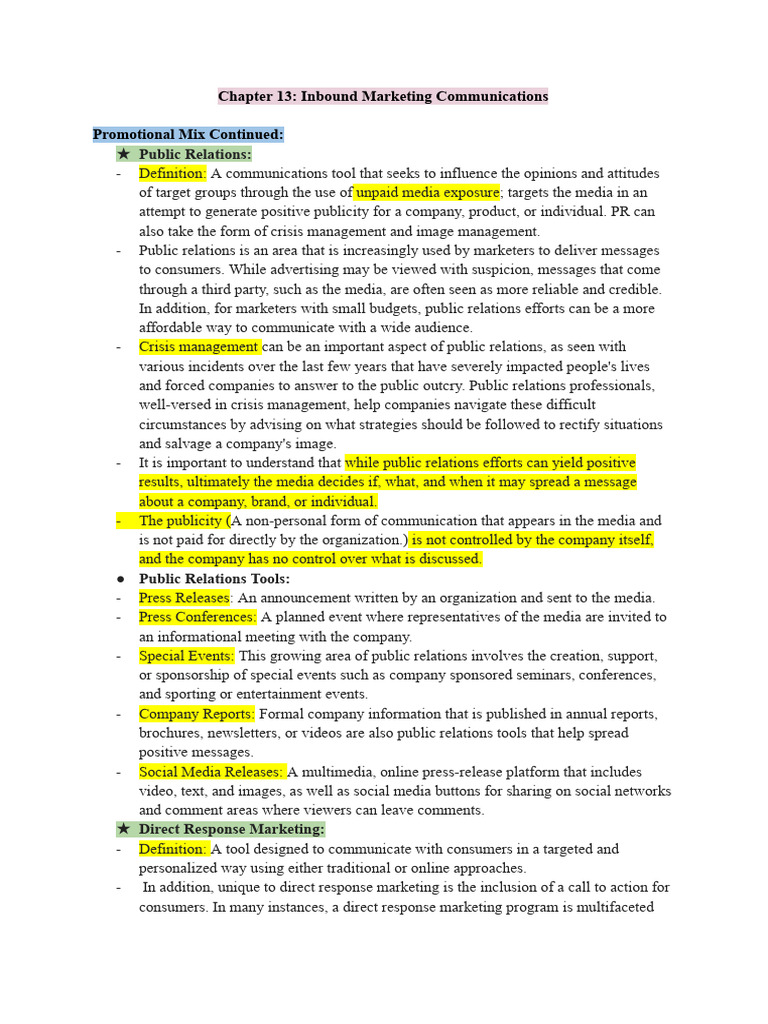 chapter 13_ Inbound Marketing Communications | PDF | Mobile App ...