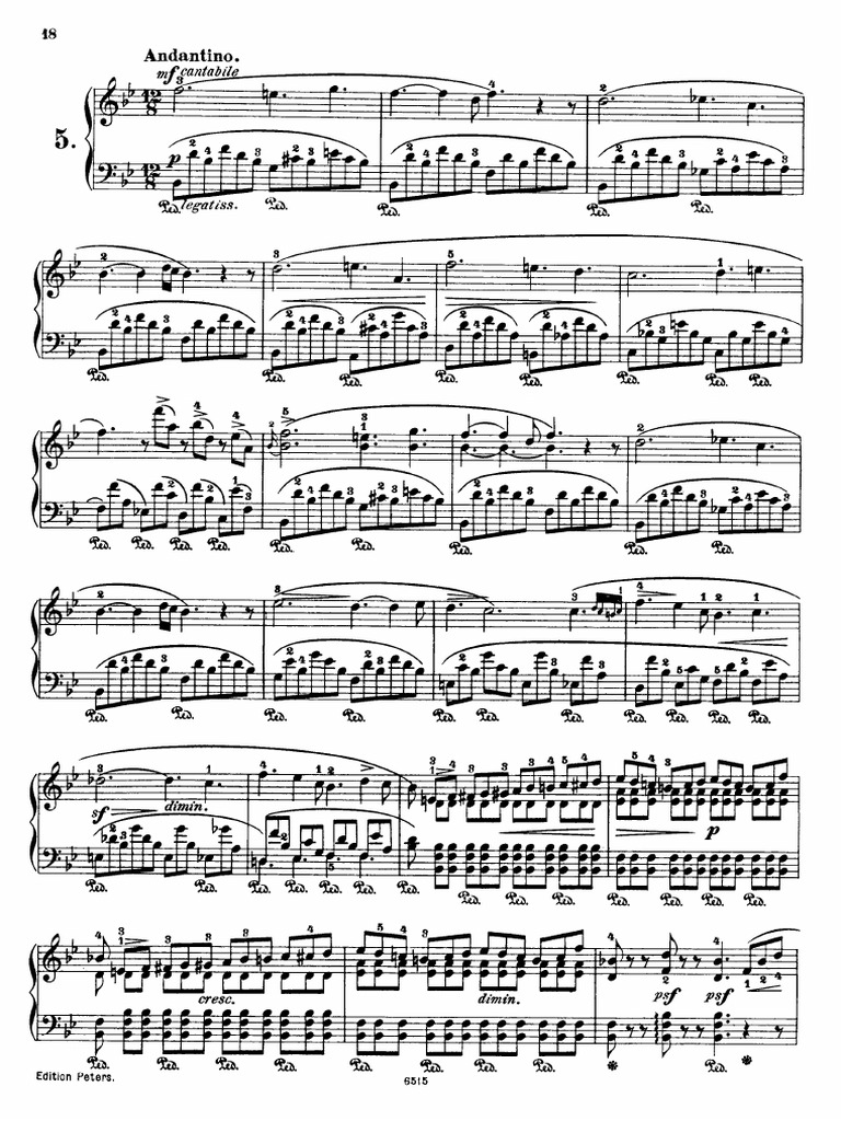 Nocturne 5 (John Field) | PDF