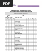 Oxford Muscle Strength Grading Scale | PDF
