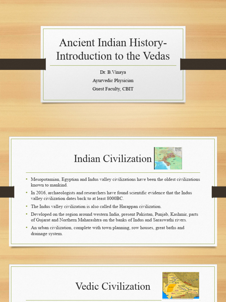 Ancient Indian History- Introduction to the Vedas-r | PDF | Vedas | Sanskrit Texts