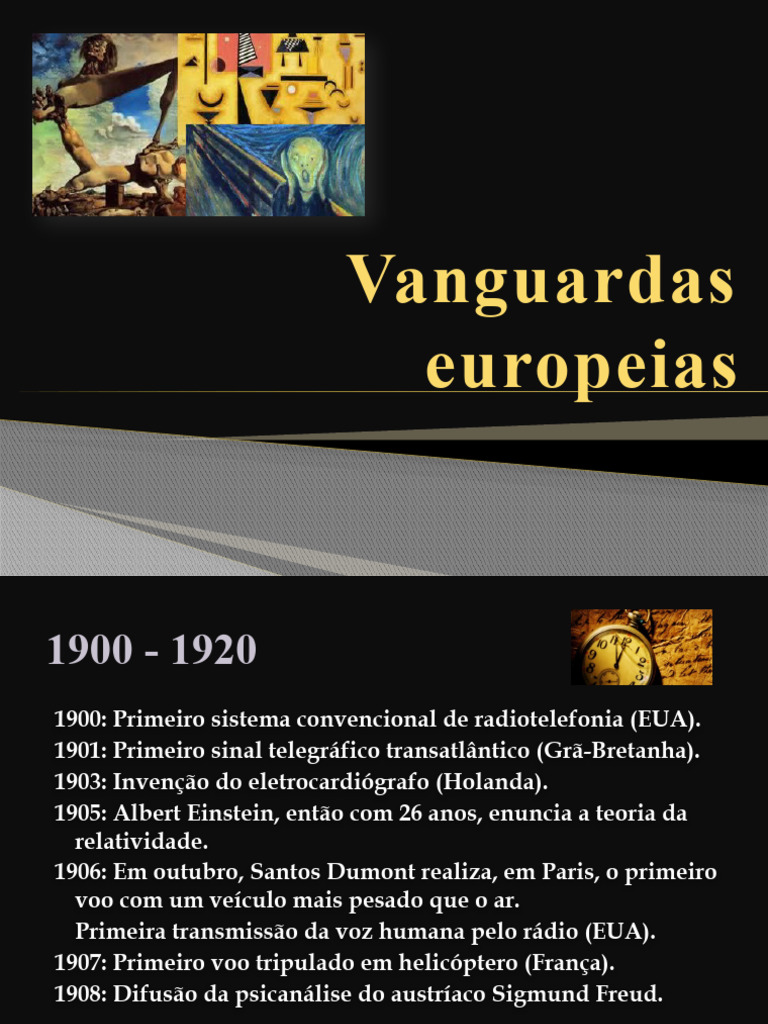 Vanguarda Europeia: Arte e Inovações 1900-1920 | PDF | Surrealismo ...