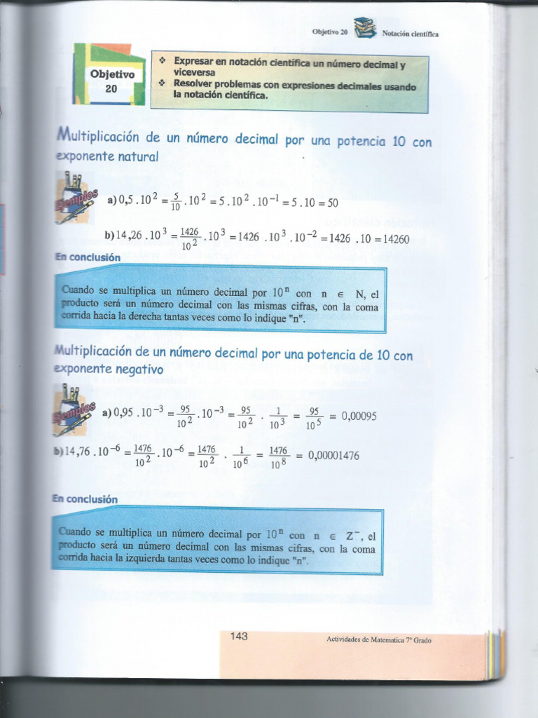 Libro Matematica 7mo. Grado Objetivo 20 | PDF