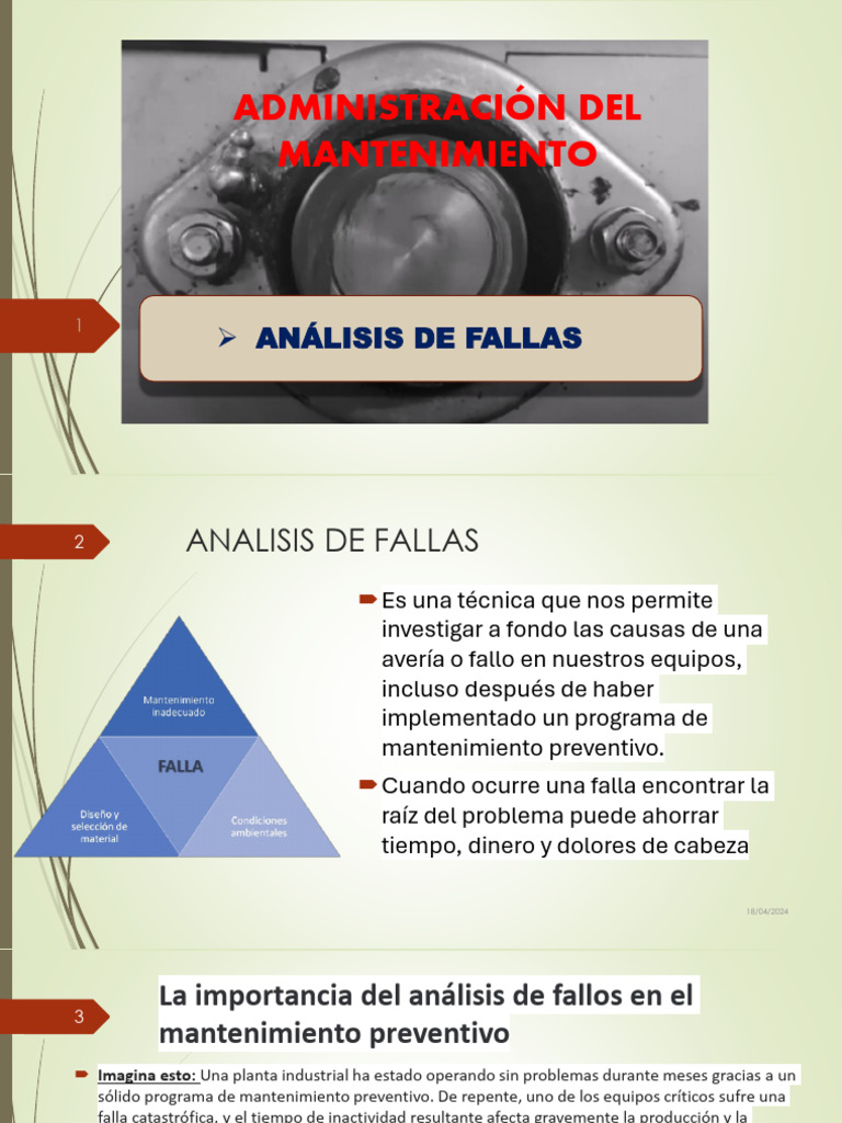 8 ANALISIS DE FALLAS | PDF | Ingeniería de confiabilidad