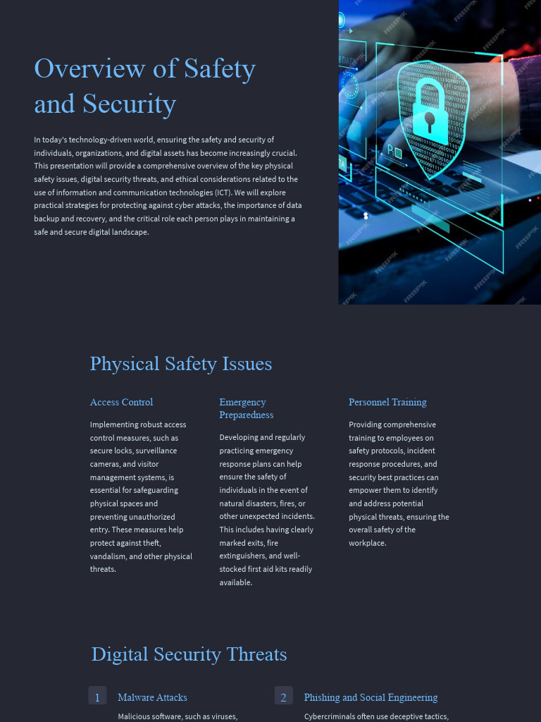 Overview of Safety and Security | PDF | Security | Computer Security
