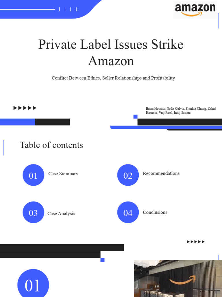 Amazon's Private Label Controversy | PDF | Planets | Benchmarking