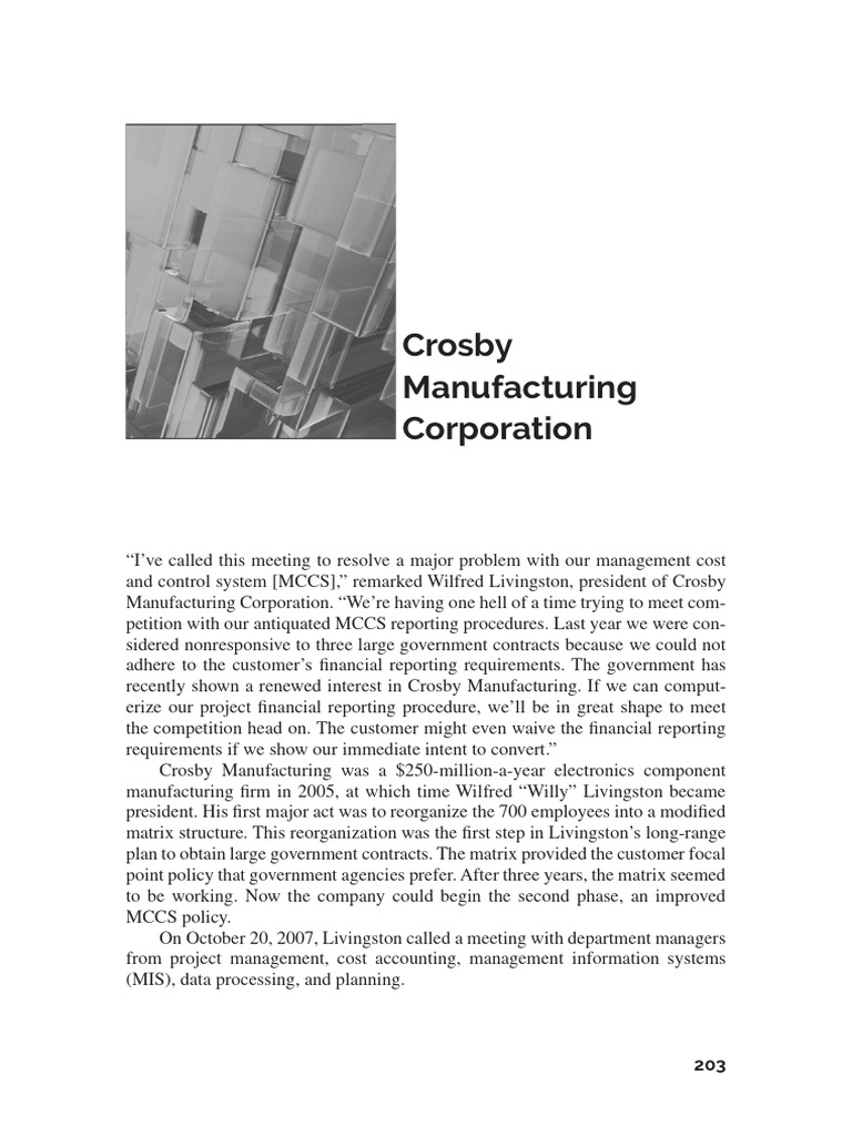 4. Crosby manufacturing corporation | PDF | Software | Computer Engineering