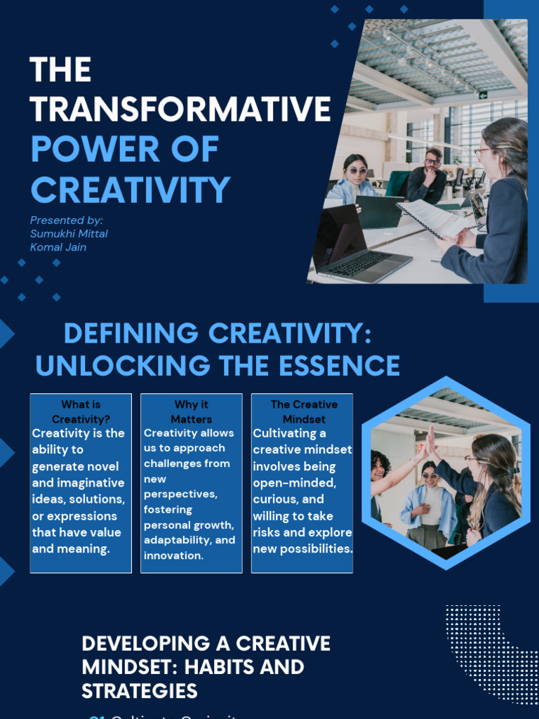 The Power of Creativity | PDF | Creativity | Mindset