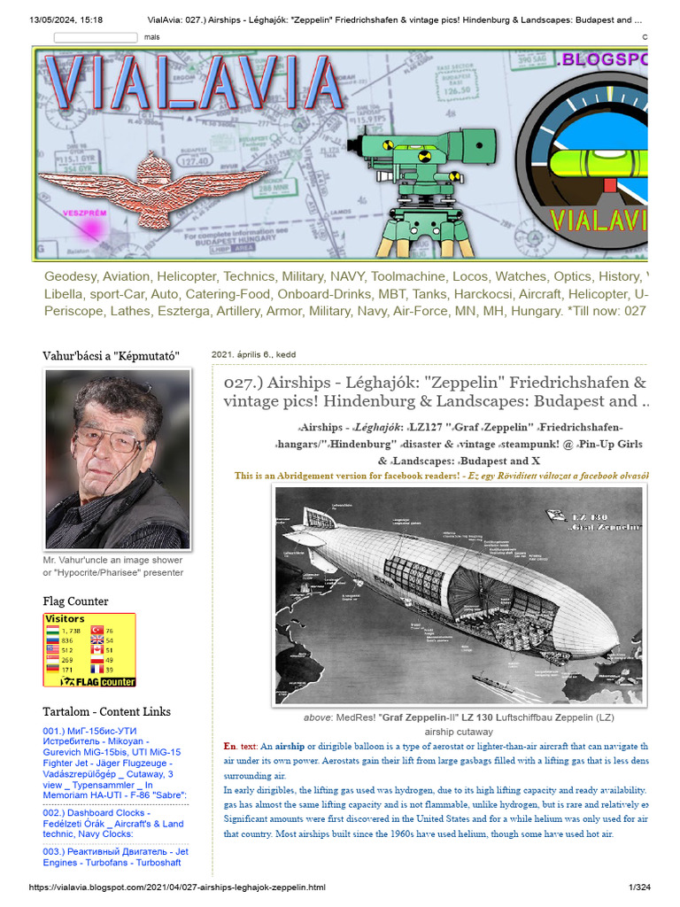 VialAvia - 027.) Airships - Léghajók - Zeppelin - Friedrichshafen & Vintage Pics! Hindenburg ...