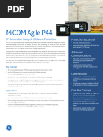 Micom Agile P642, P643, P645: Grid Solutions | PDF | Transformer | Relay