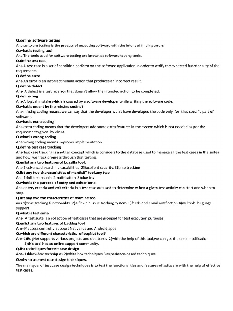 Software Testing Tools Pdf