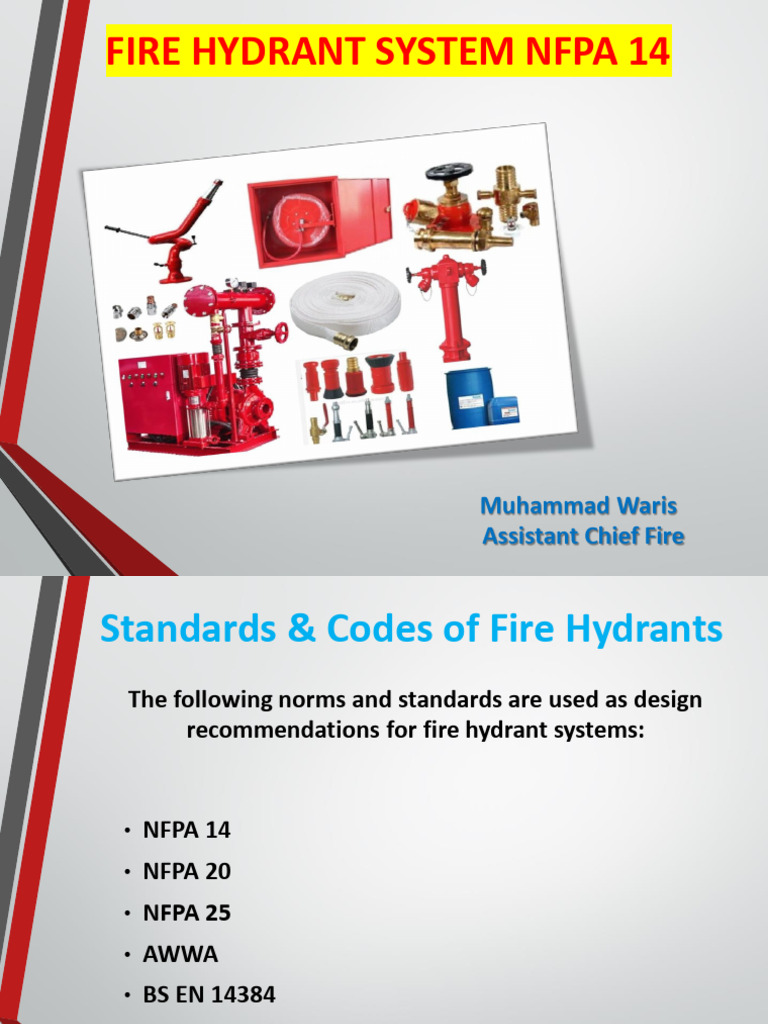 Fire Hydrant System NFPA 14 | PDF | Hydraulics | Firefighting