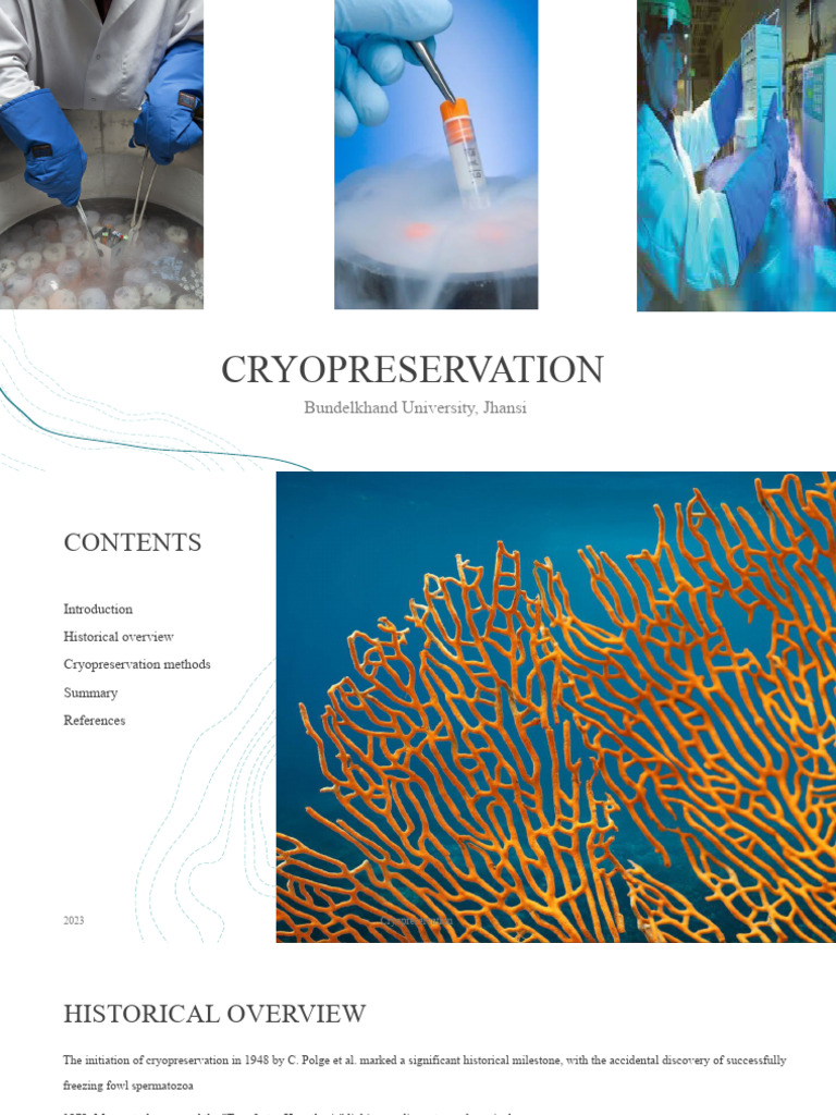 Cryopreservation | PDF | Freezing | Biology