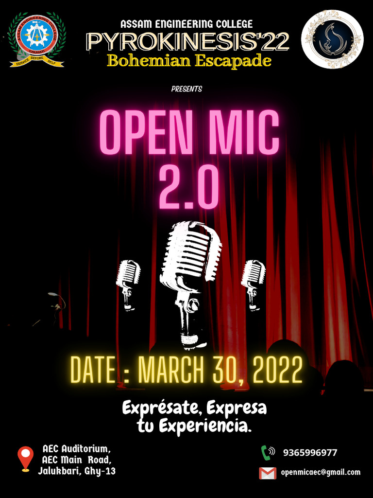 Open Mic Brochure | Download Free PDF | Advertising | Television ...