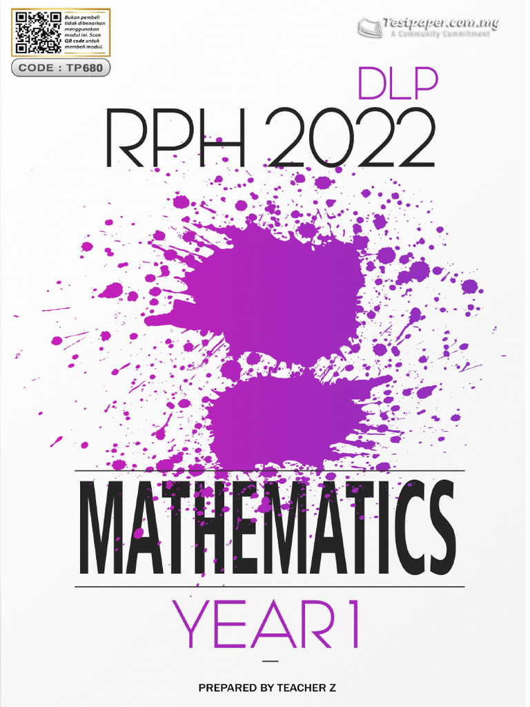 RPT Mathematics DLP SK 1 2022 | PDF | Shape | Money