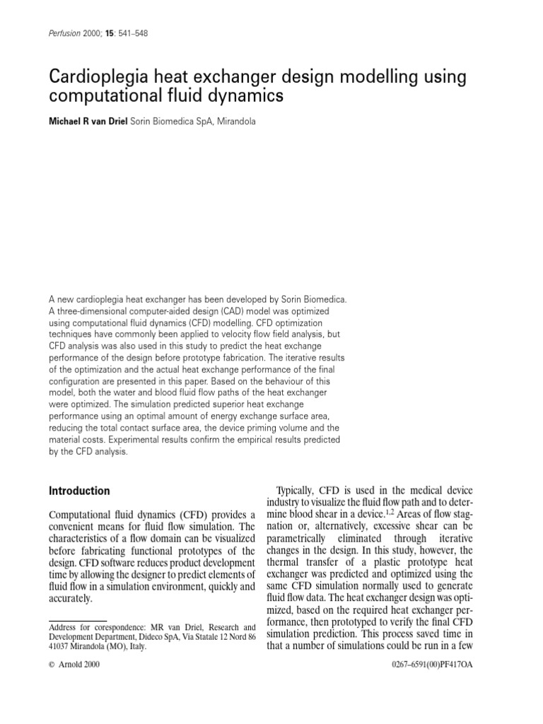 CFD Modelling | PDF | Computational Fluid Dynamics | Fluid Dynamics CFD Modelling | PDF | Computational Fluid Dynamics | Fluid Dynamics