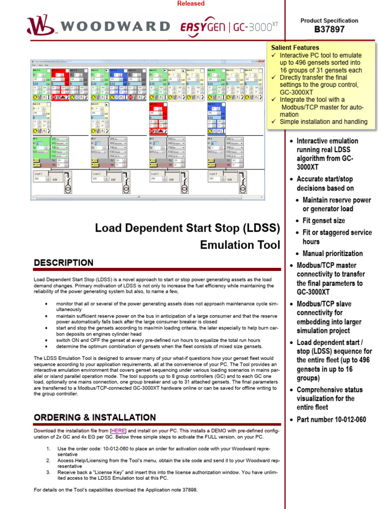 Load Dependent Start Stop (LDSS) Emulation Tool: Salient Features | PDF ...