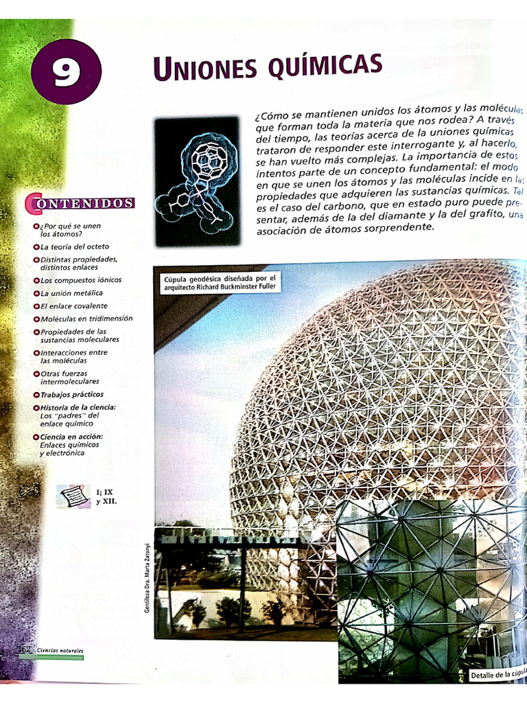 Uniones Químicas Santillana | PDF