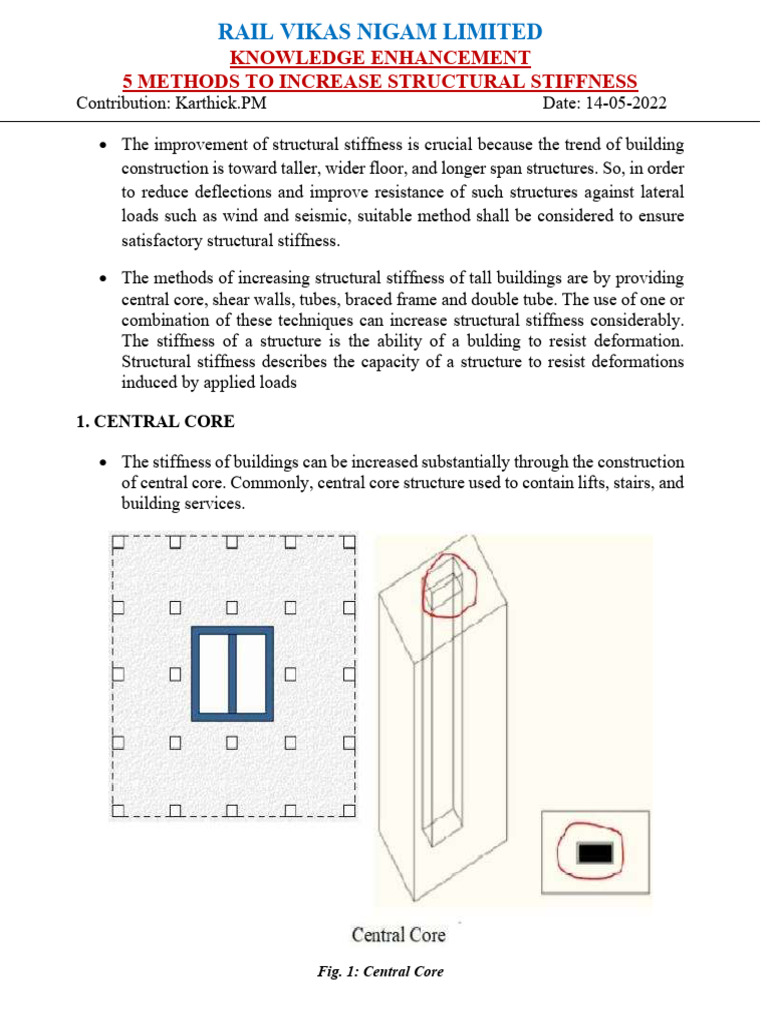 Methods For Increasing Structural Stiffness | Download Free PDF ...