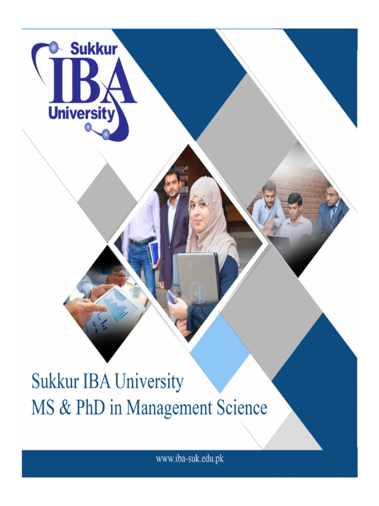 MS PHD Business Administration Booklet | PDF | Human Resource ...