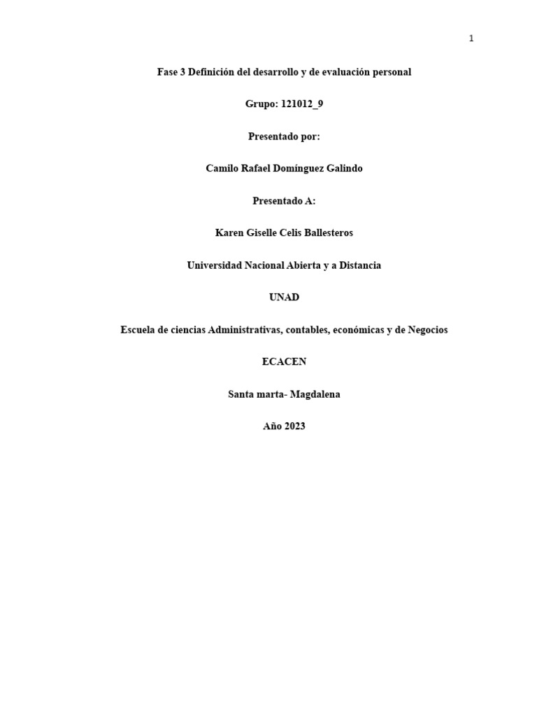 Fase 3 Gestion Talento Humano | PDF Fase 3 Gestion Talento Humano | PDF