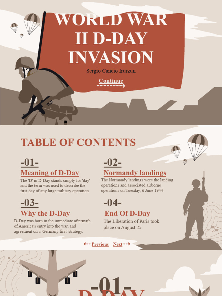 World War II D-Day Invasion | PDF