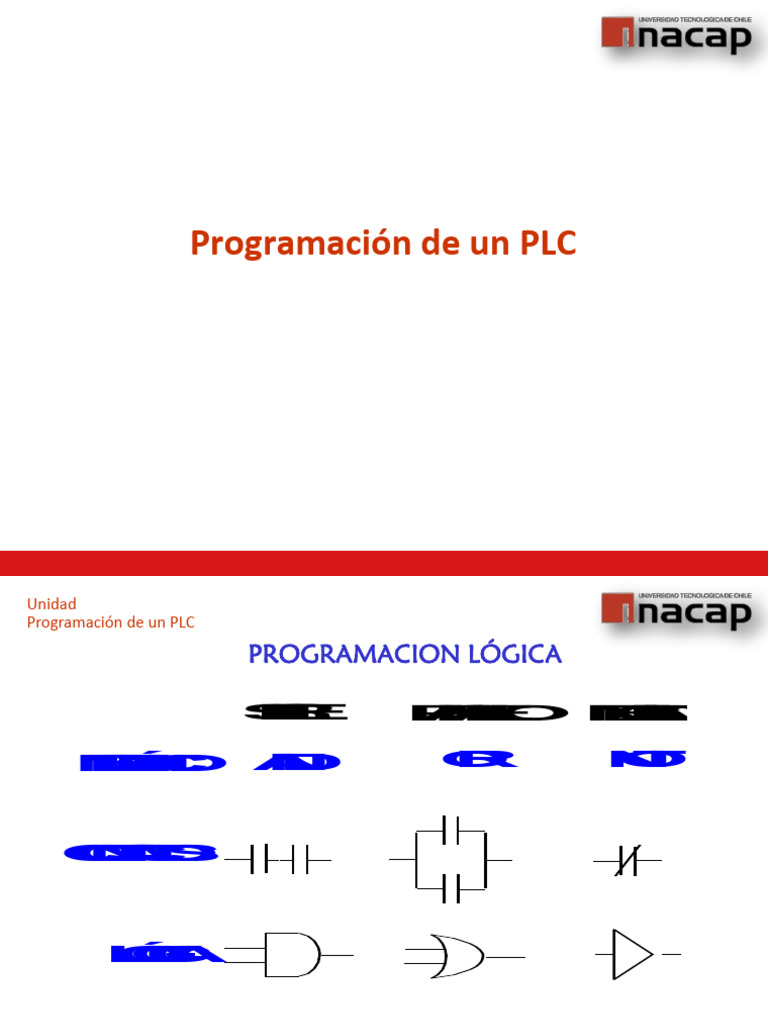 Elec 09 006 Programación De Un Plc Pdf Controlador Lógico