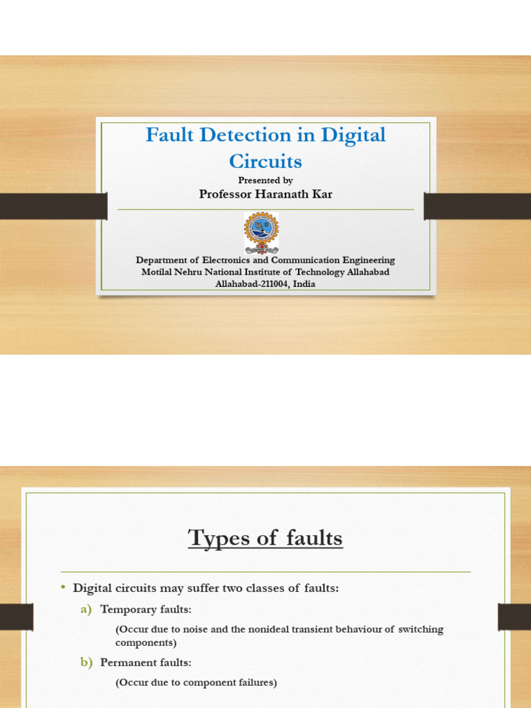 Fault Detection | PDF | Integrated Circuit | Electronic Circuits