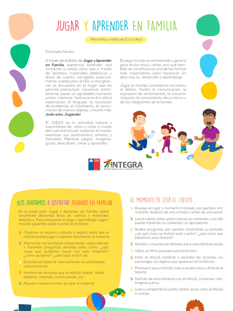 Fichas Jugar y Aprender en familia.Para niños(as) de 2 a 3 años | PDF | Instrumentos musicales ...