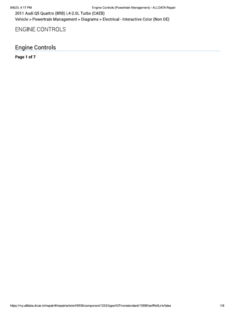 Sơ đồ mạch điện MAF | PDF