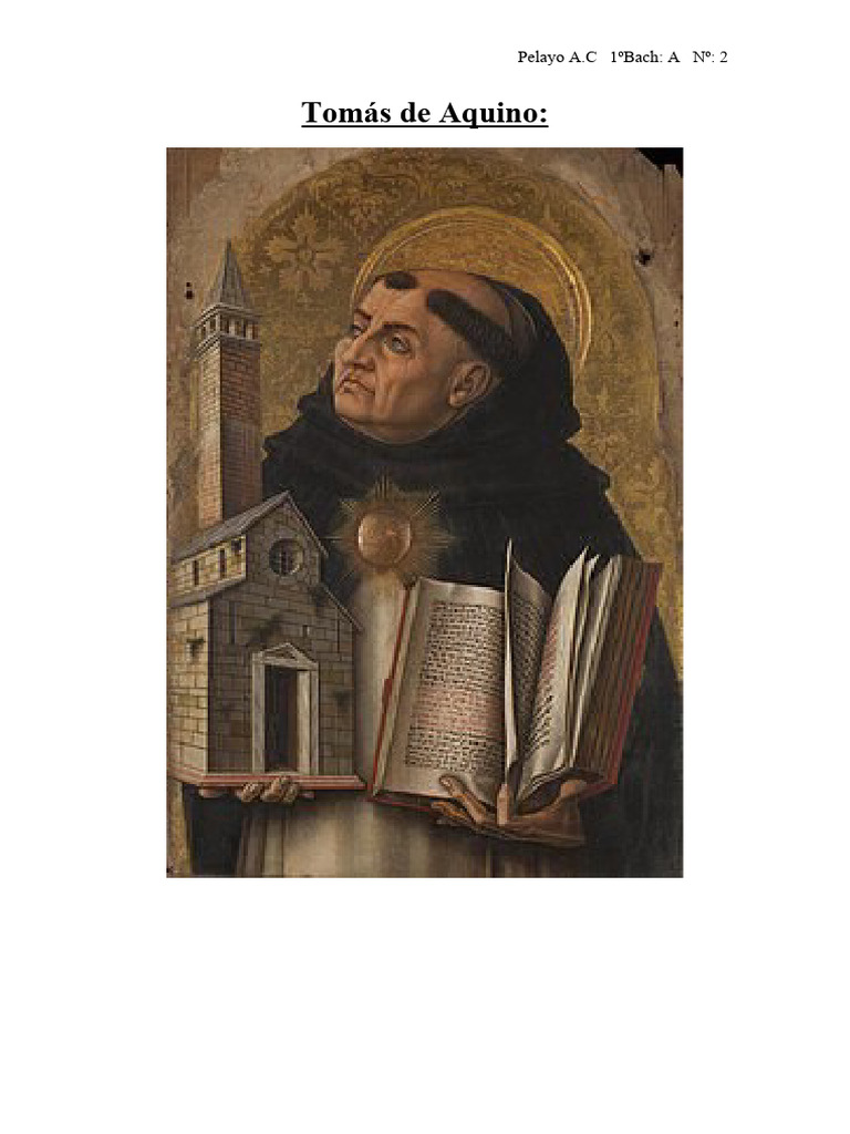 Tomás de Aquino | PDF | Tomás de Aquino | Dios