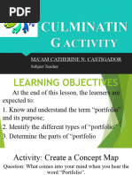 Culminating Activity | PDF