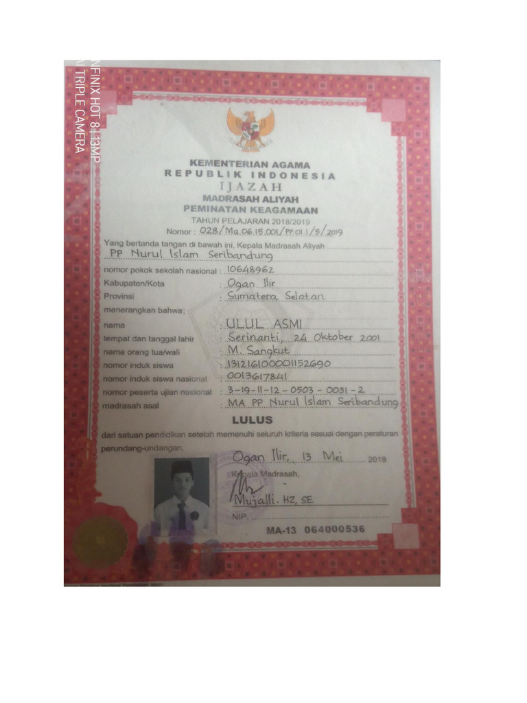 Ijazah Ulul Asmi | PDF
