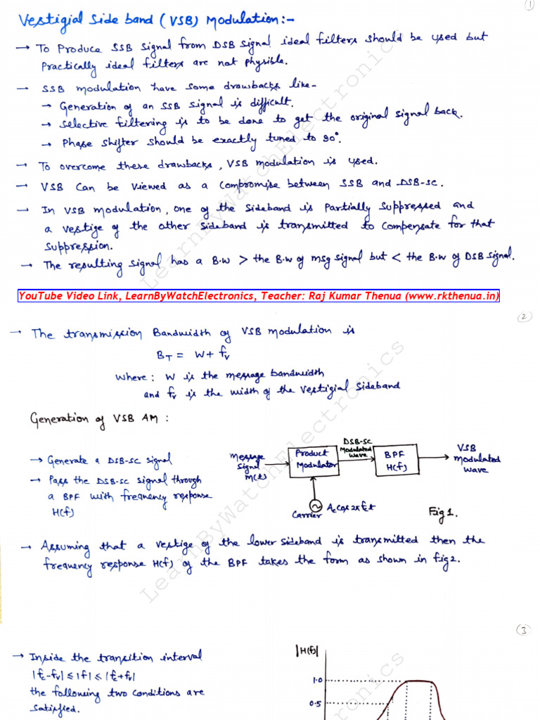 32 Vsb Modulation Pdf Broadcast Engineering Sound Technology