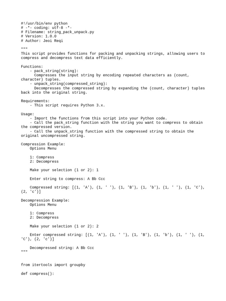 M Yh Ybphq | PDF | String (Computer Science) | Data Compression