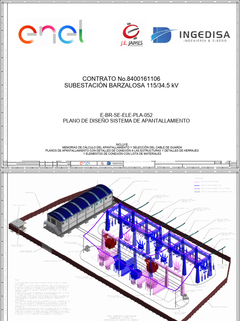 Plano de Diseño Sistema de Apantallamiento 0 | PDF