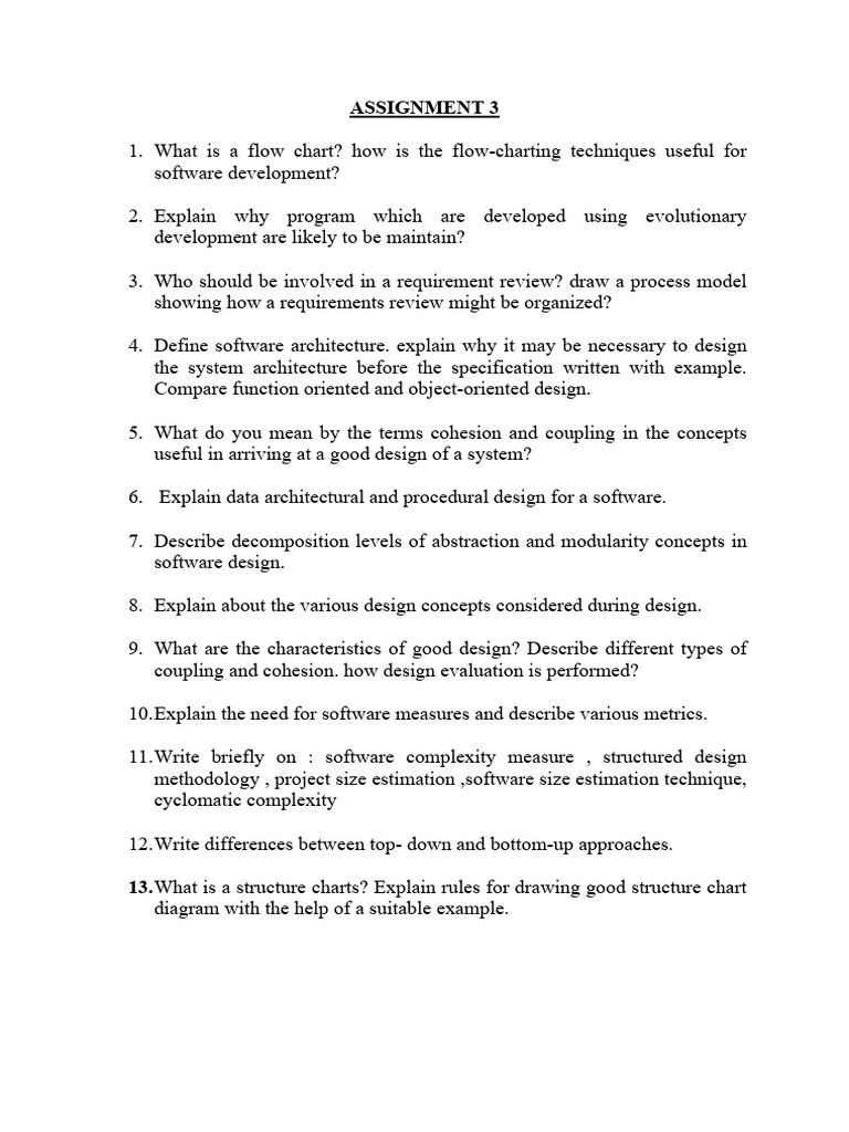 Assignment No 345 Se Pdf Software Testing Systems Architecture 