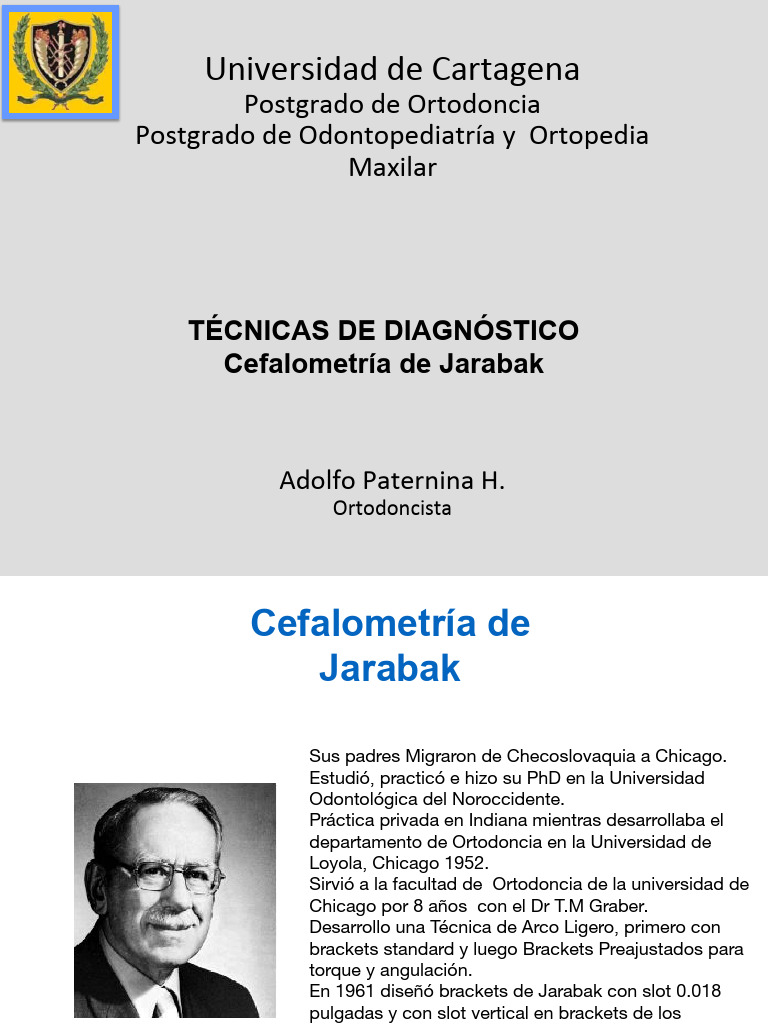 Cefalometria de Jarabak | PDF | Cráneo | Anatomía humana