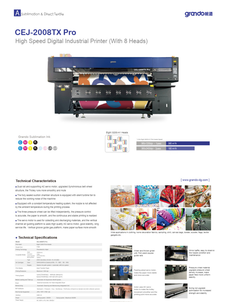 Cej 2008tx Pro | PDF | Printer (Computing) | Manufactured Goods