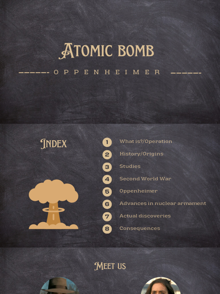 Atomic Bomb, Ruth and Itxaso | PDF | Nuclear Fission | Nuclear Weapons