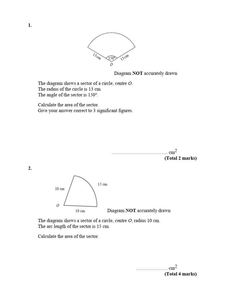 area-of-sector-and-length-of-arc-pdf-circle-area